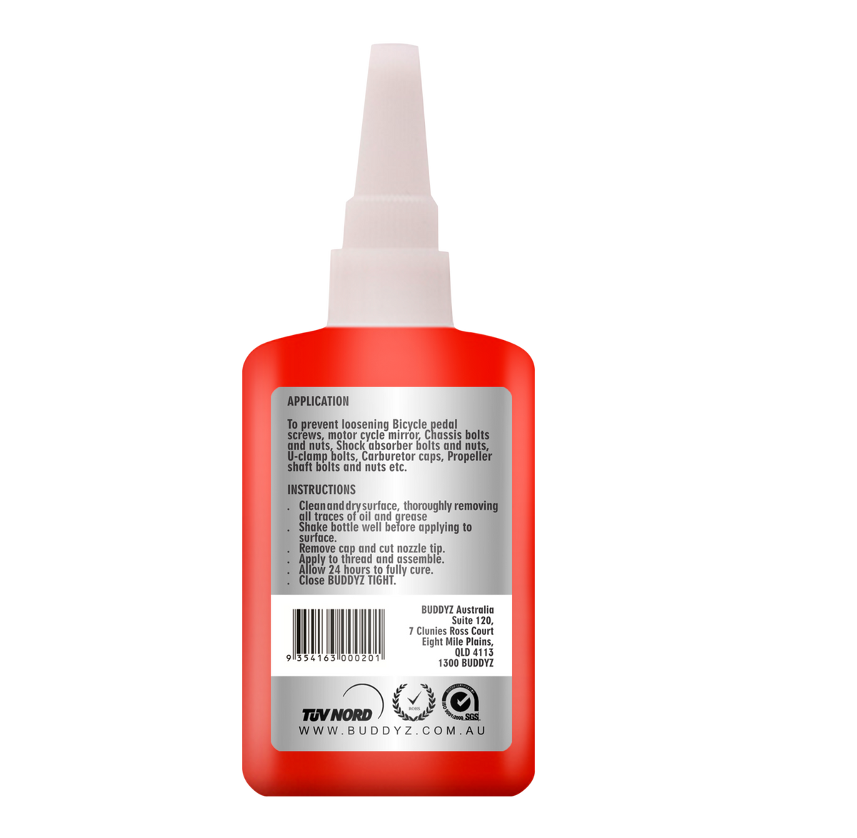 BUDDYZ TIGHT THREAD LOCKER 250ML – Air Fittings Australia